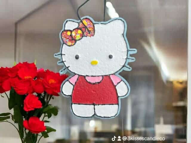 Hello Kitty Car Freshie – 3 Kisses Candle Co.