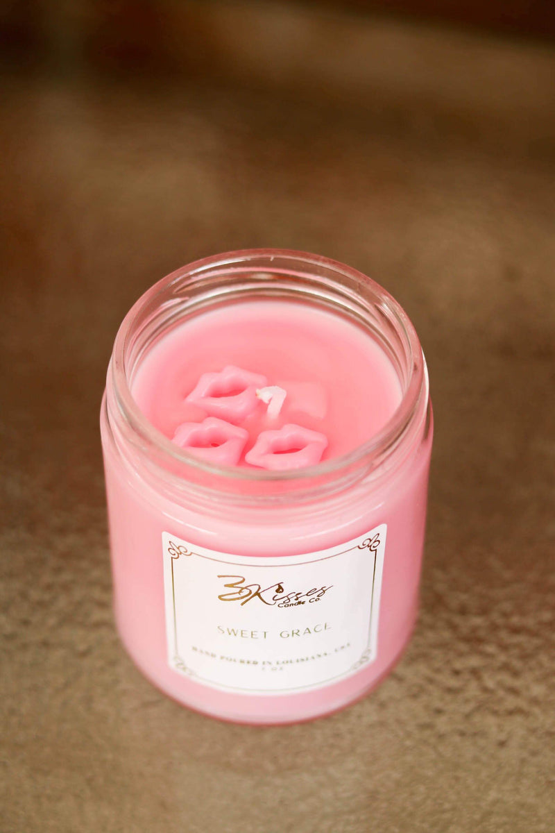 7oz. Candle - Sweet Grace (type) – 3 Kisses Candle Co.